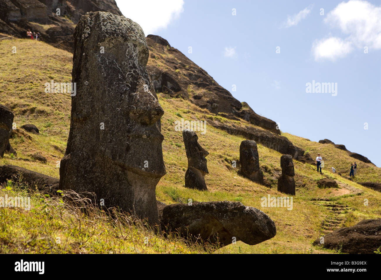 Rano Raraku Easter Island Stock Photo - Alamy