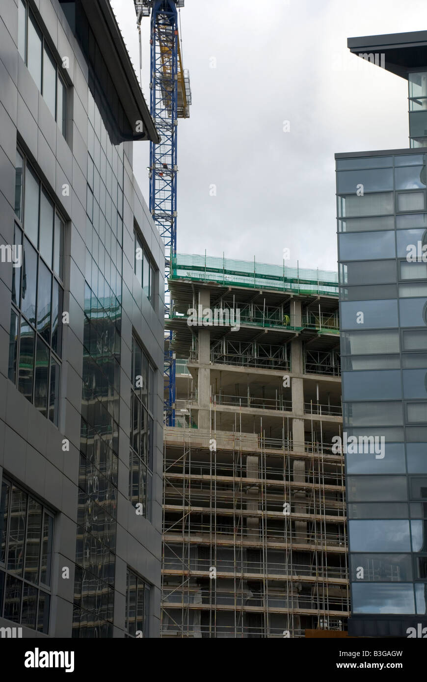 Construction work, Leeds, UK Stock Photo - Alamy