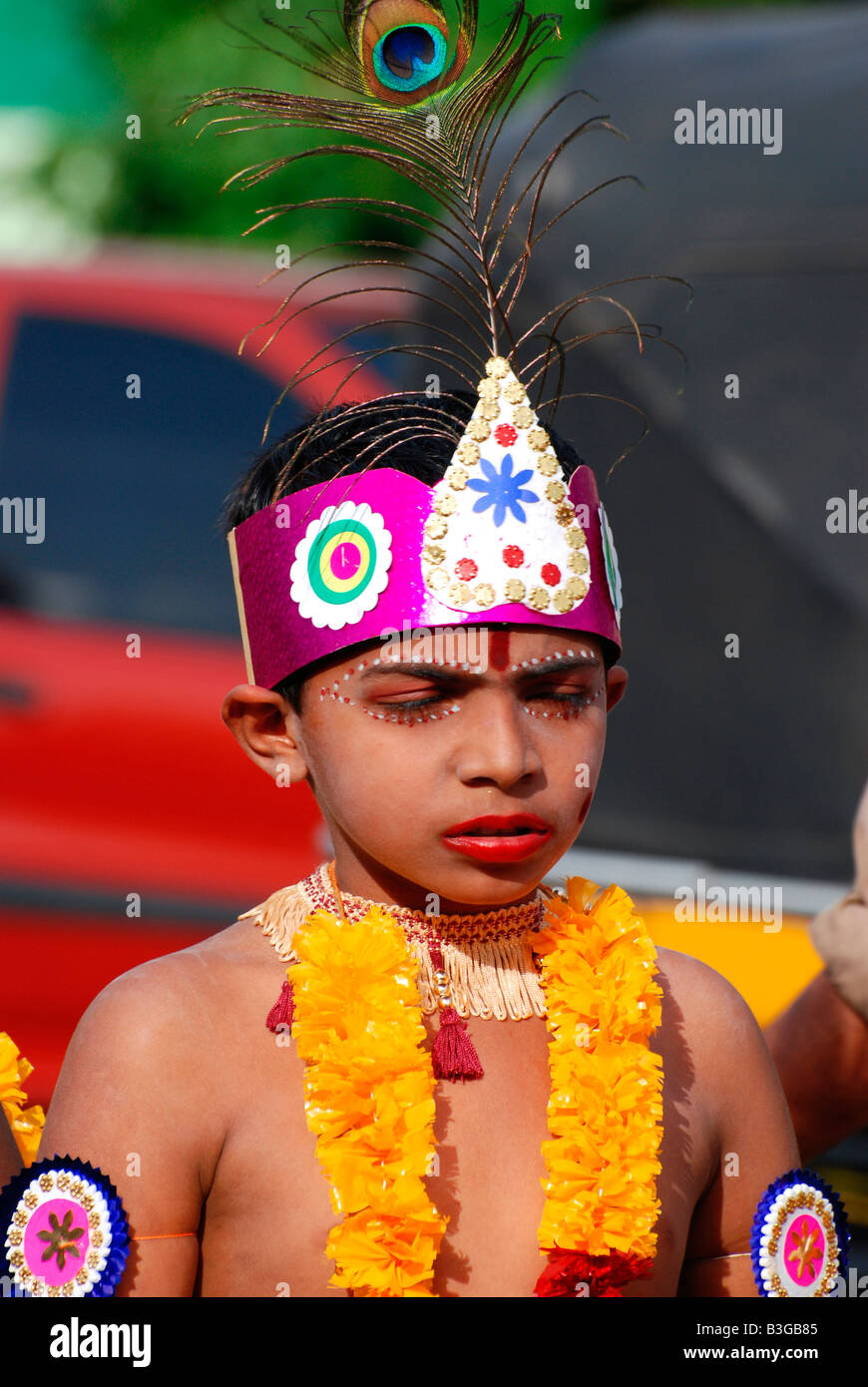 Hindu boy krishna hi-res stock photography and images - Alamy