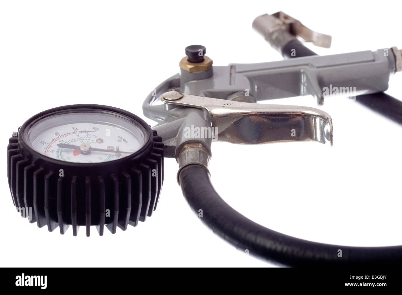 Air pump isolated on white background Stock Photo - Alamy