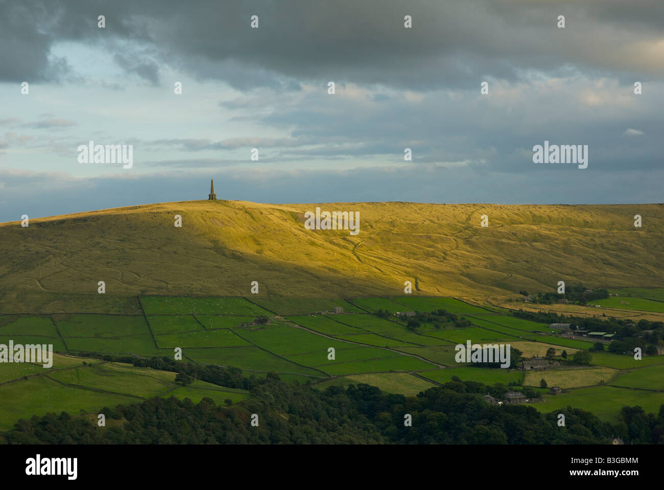 Stoodley Pike monument on Langfield Common, above village of ...