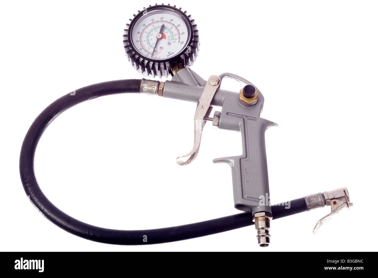 Air pump isolated on white background Stock Photo - Alamy