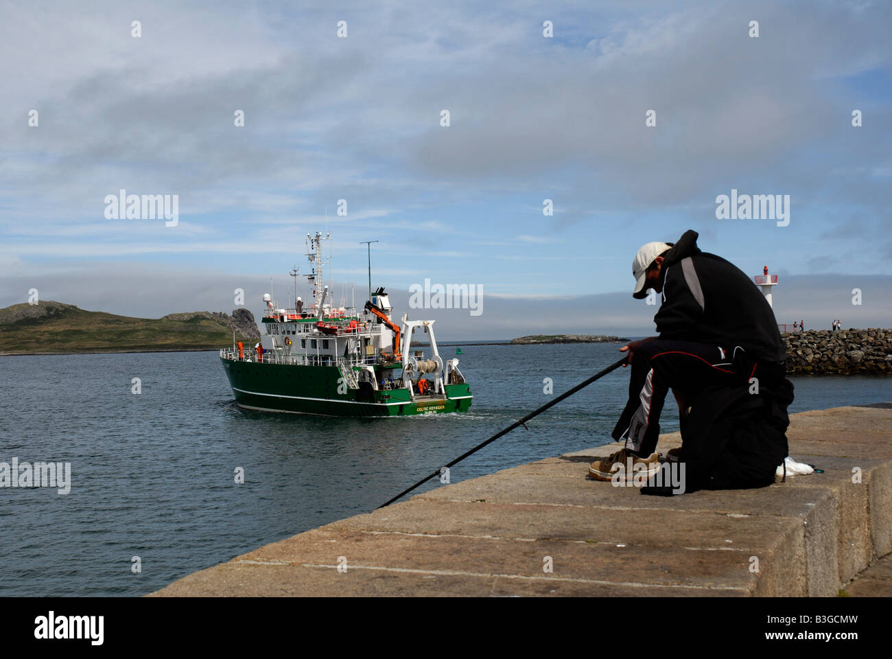 The Celtic Voyager in the Howth harbour Irish sea Co Dublin Ireland in ...