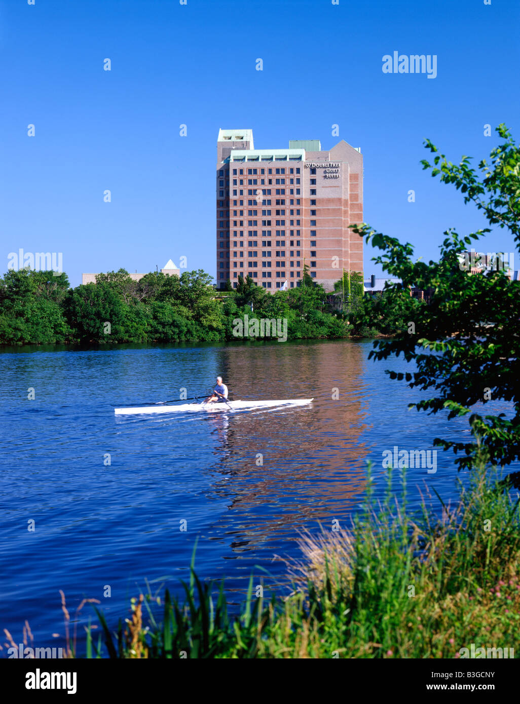 Paddle charles river boston hi-res stock photography and images - Alamy