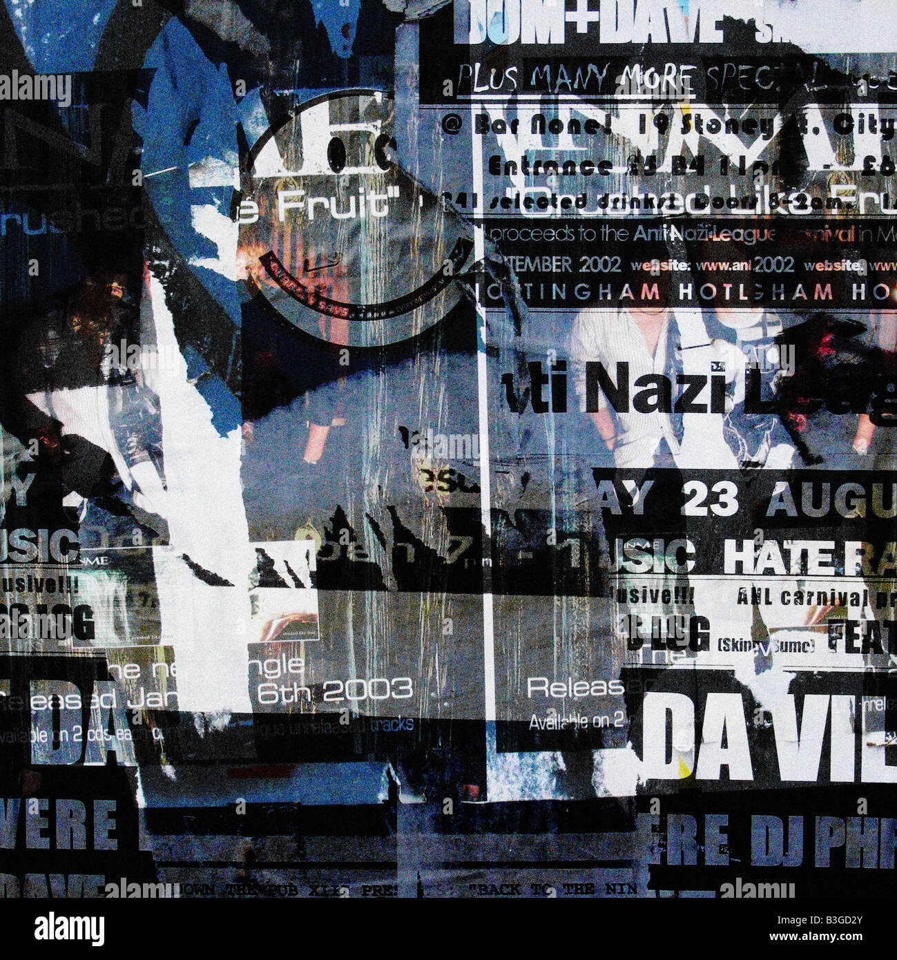Urban Decay and Posters FOR EDITORIAL USE ONLY Stock Photo - Alamy