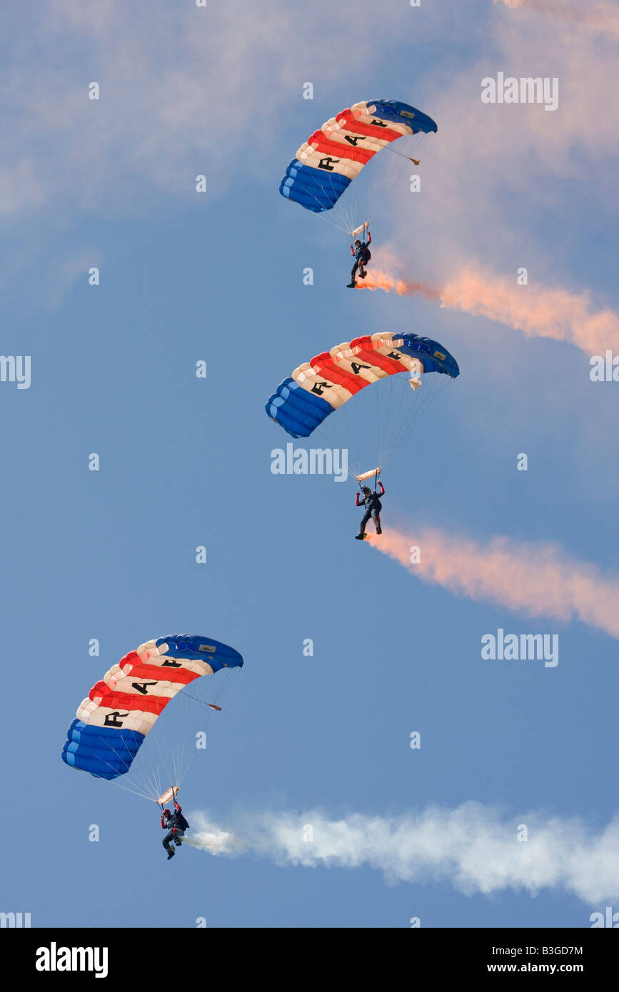 RAF Falcons parachute display team RAFA Charity Airshow Shoreham ...