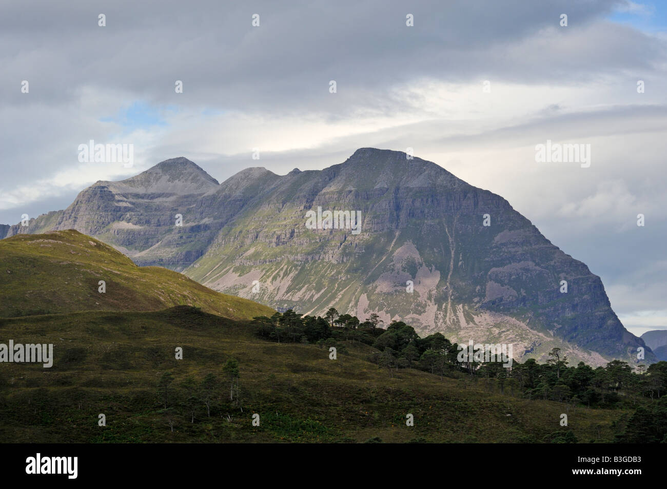Liathach, from Loch Clair. Torridon, Wester Ross, Scotland, United ...