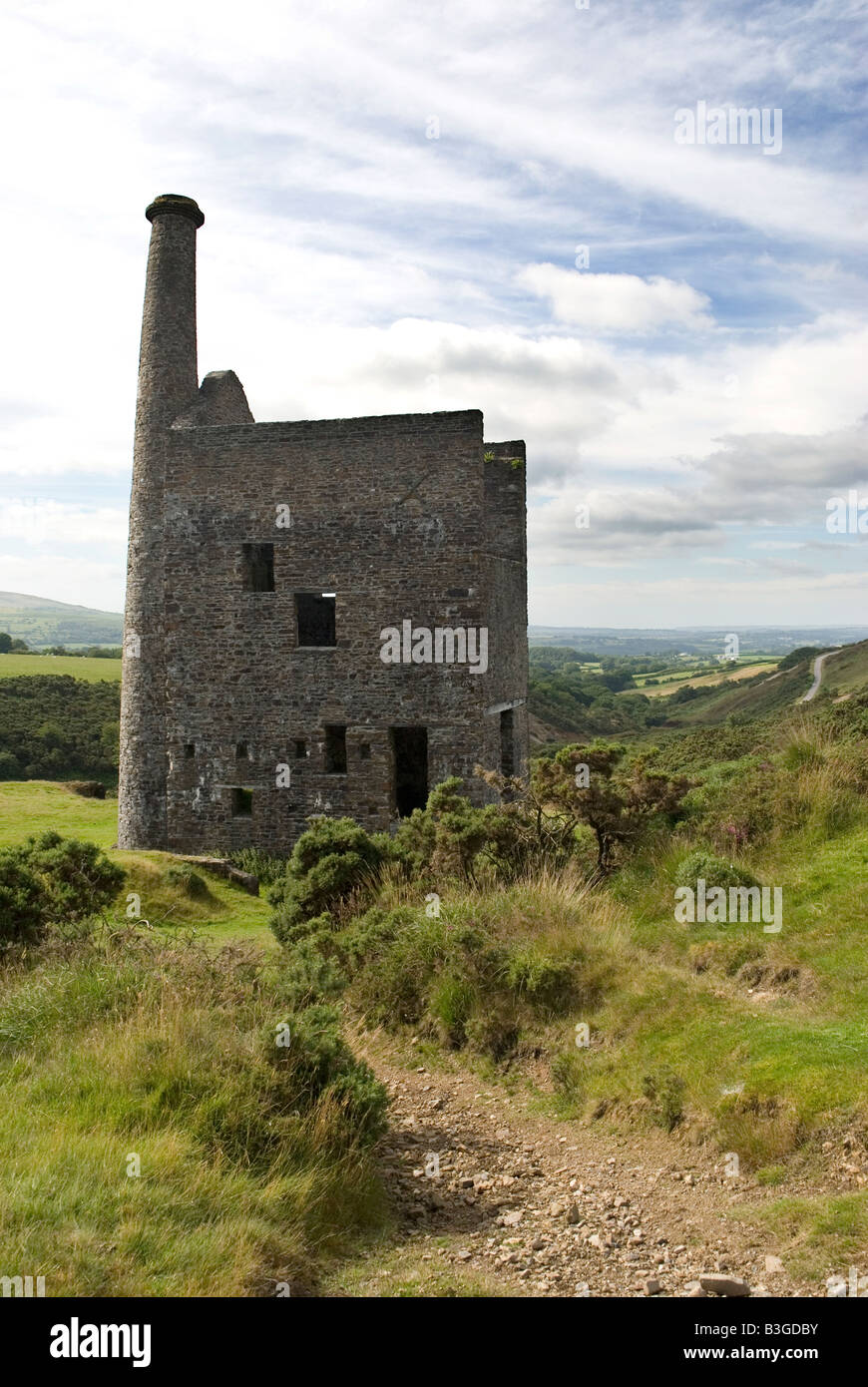 Wheal Betsy mining industry remains Mary Tavy Nr Tavistock Devon ...