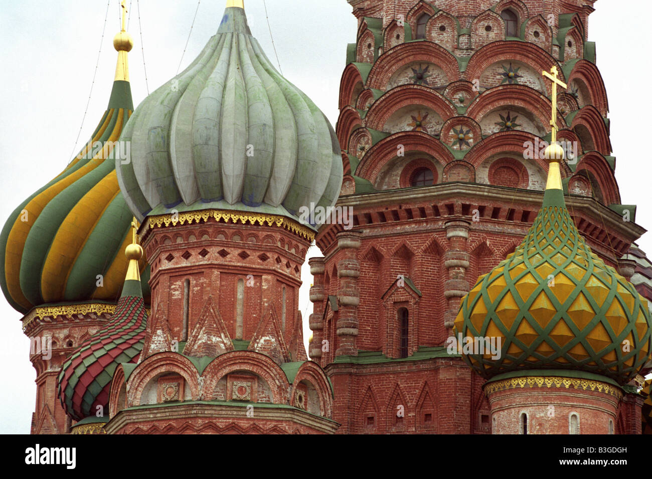 St.Basil's Cathedral in the Red Square in Moscow, Russia Stock Photo ...