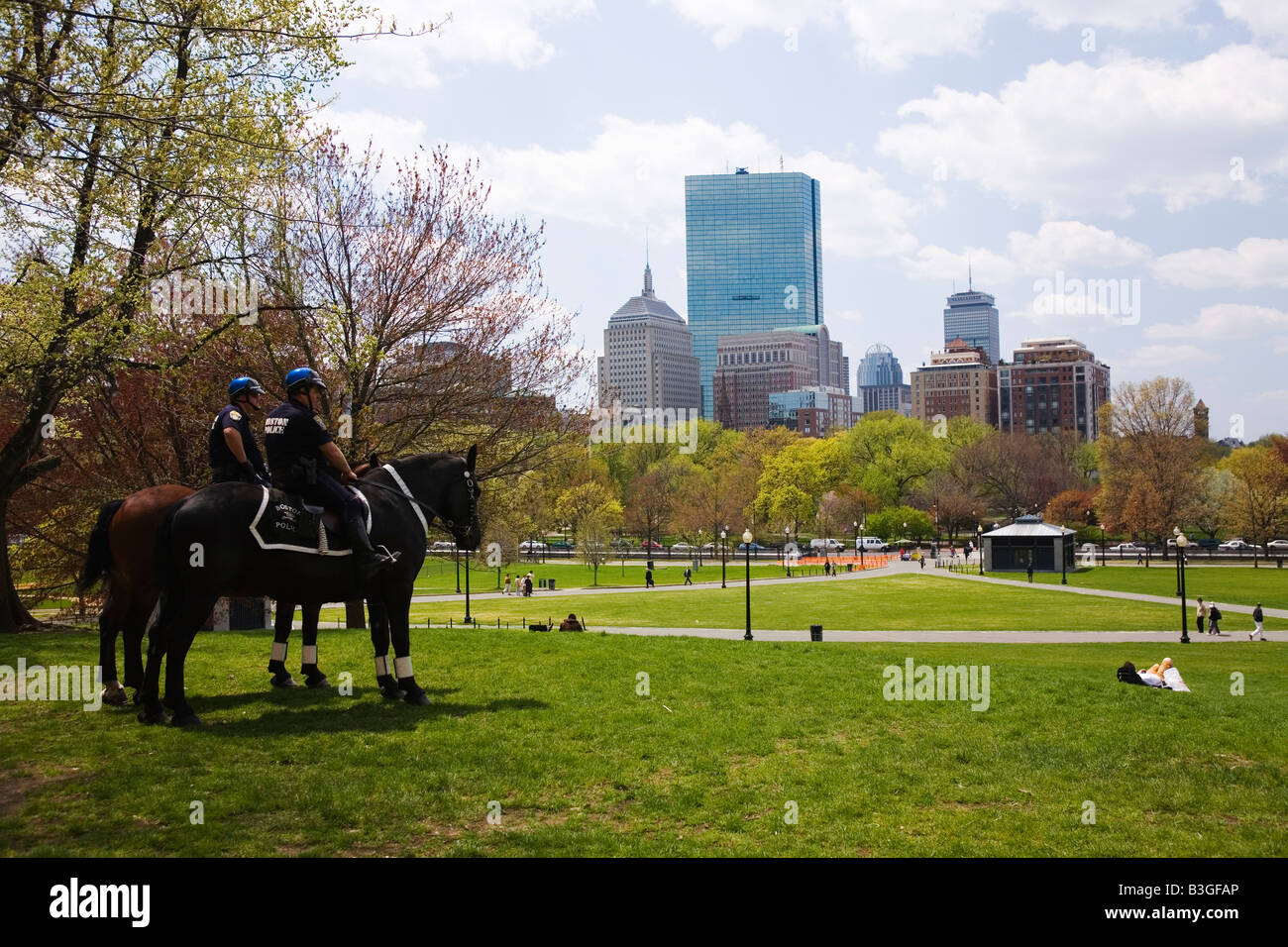 Boston Common in Springtime Boston Massachusetts Stock Photo - Alamy