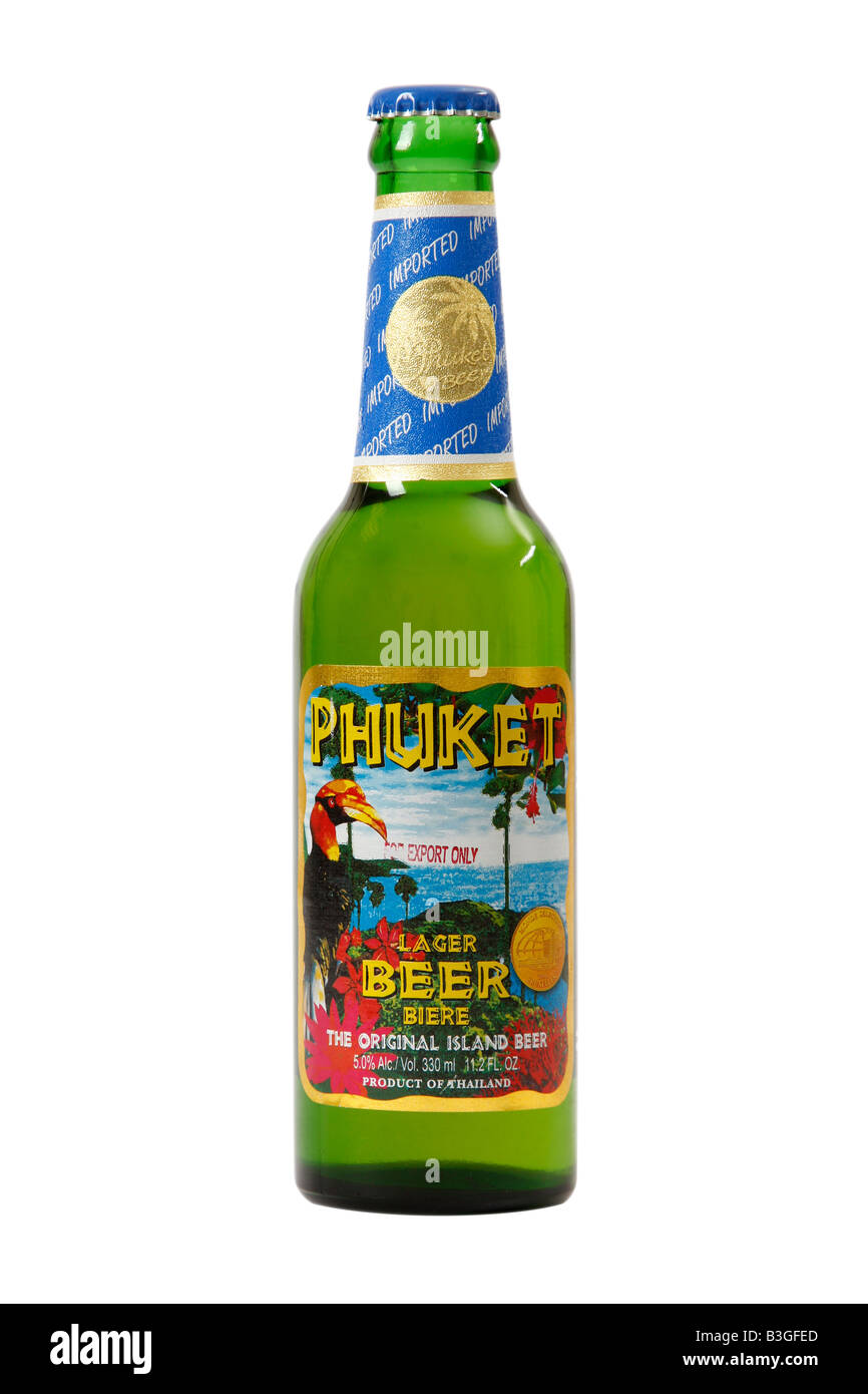 Phuket beer bottle Stock Photo - Alamy