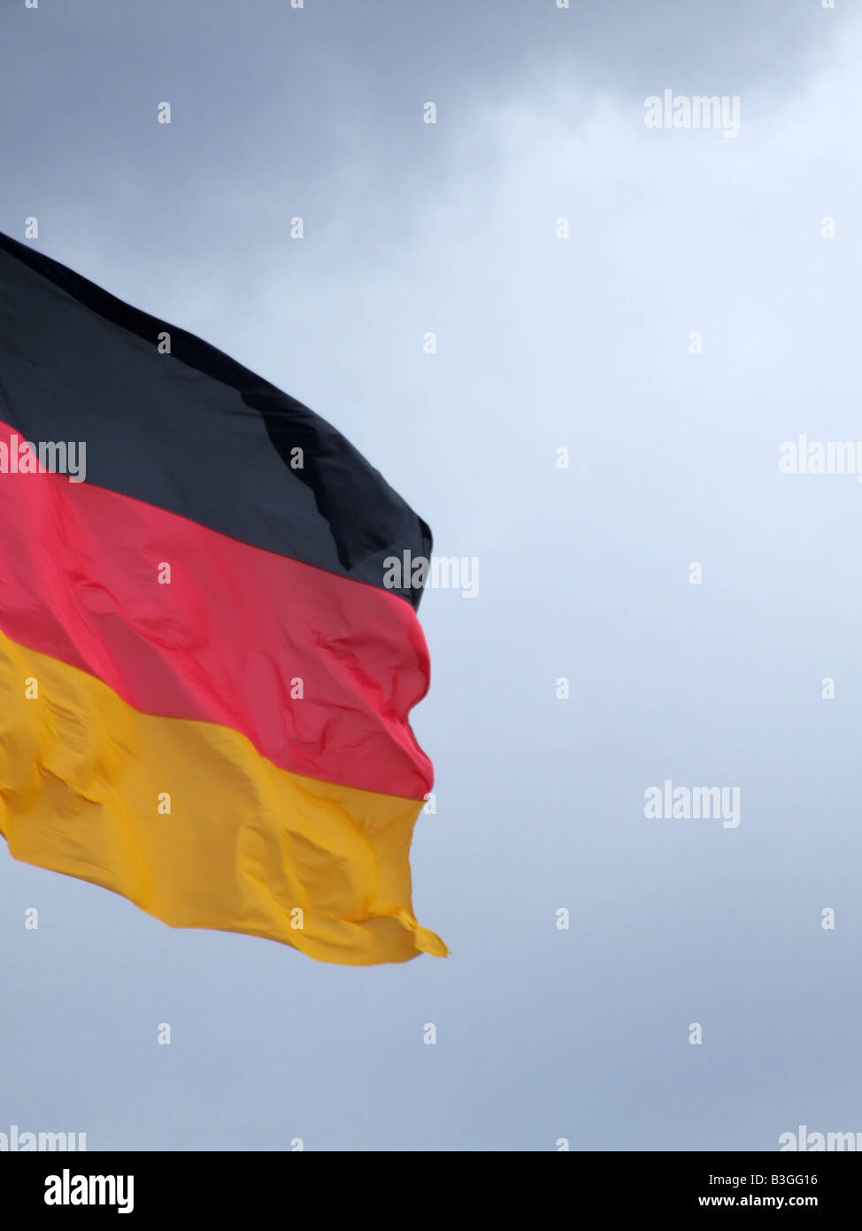 german flag and dark sky Stock Photo - Alamy