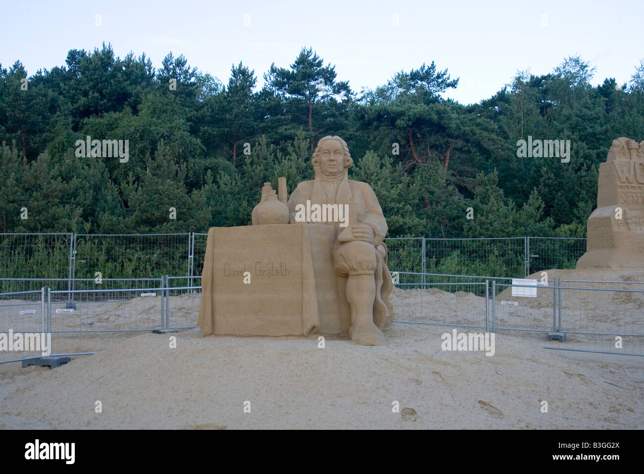 The sculpture of Daniel Gralath 1708 - 1767 Stock Photo - Alamy