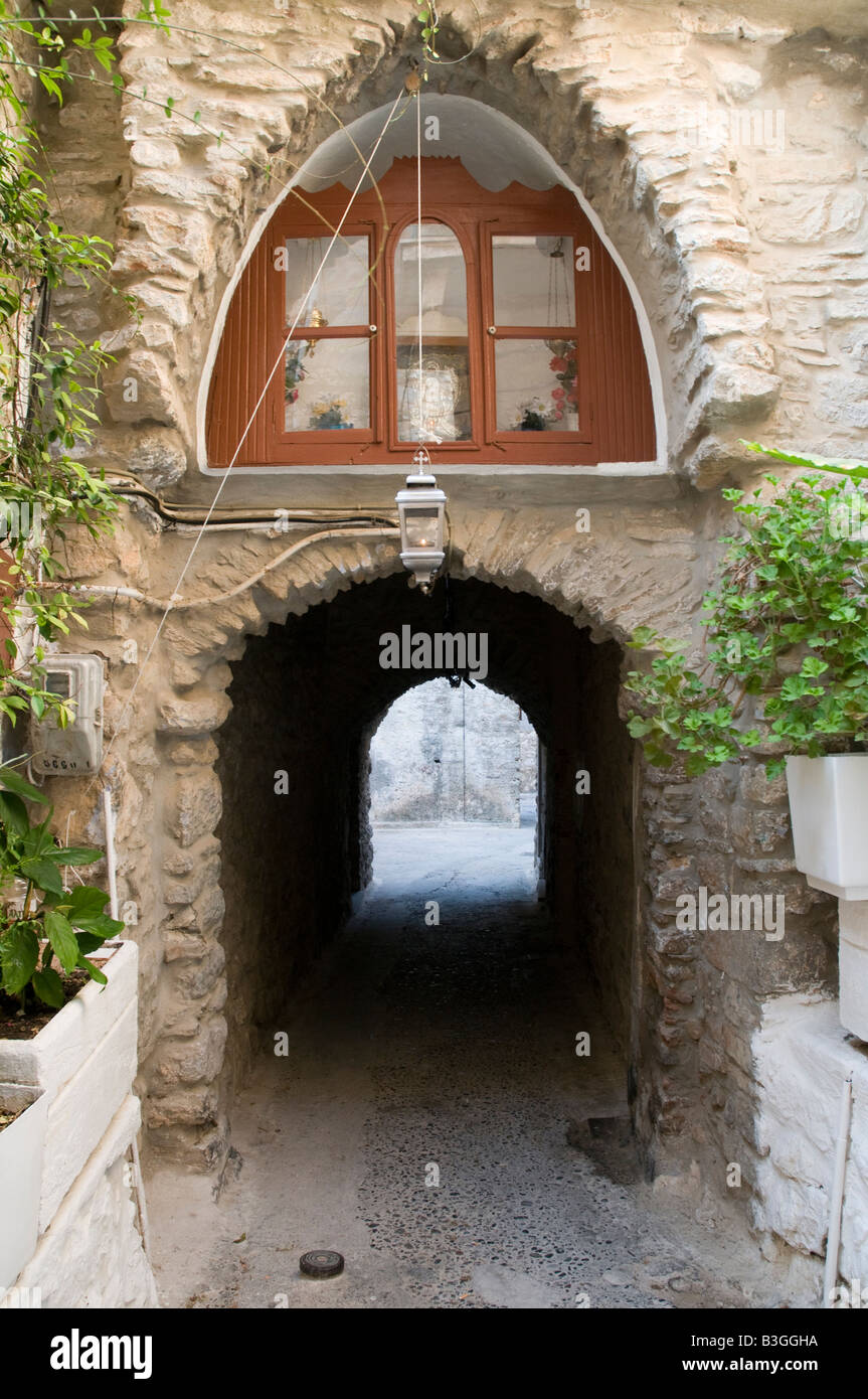 Medieval village mesta chios island hi-res stock photography and images ...