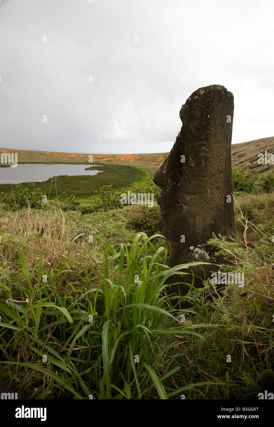 Rano Raraku Easter Island Stock Photo - Alamy