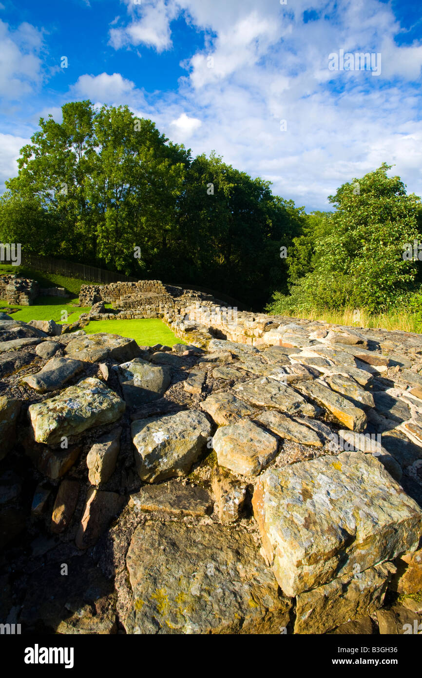 England Cumbria Gilsland Poltross Burn Milecastle part of the Hadrians ...