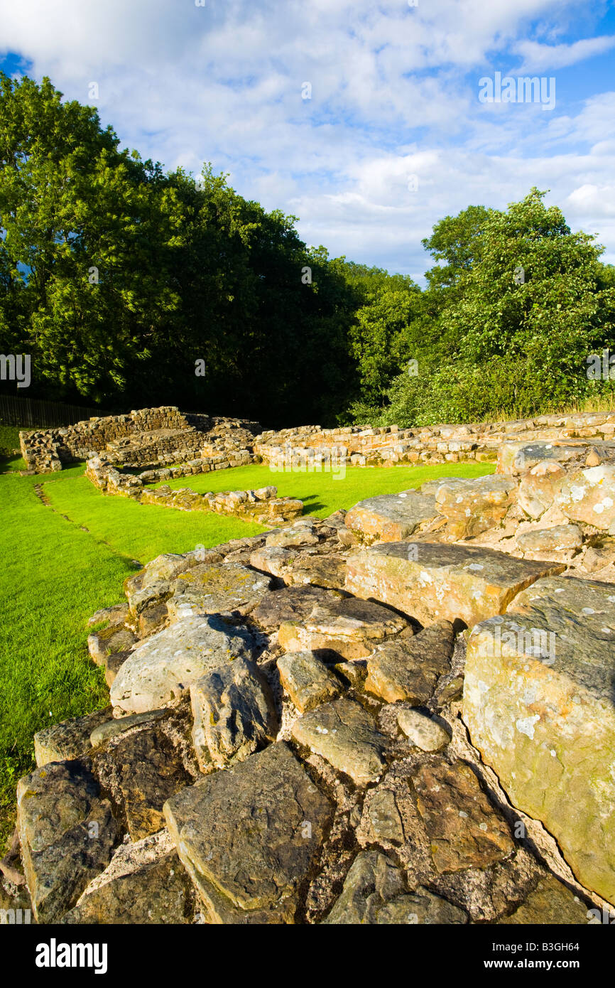 England Cumbria Gilsland Poltross Burn Milecastle part of the Hadrians ...