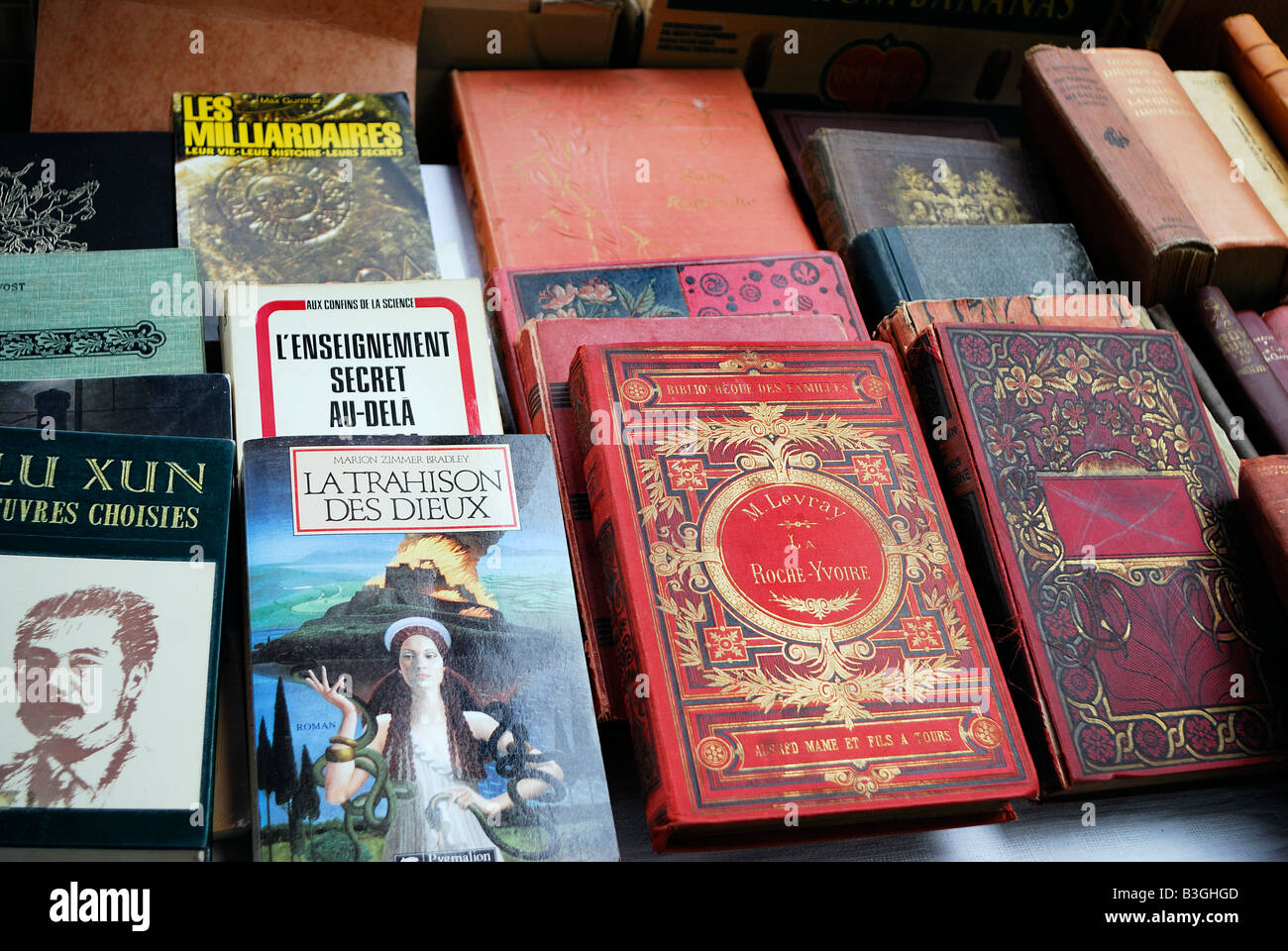 Paris France, Shopping Flea Market French Language Collectible Books on ...