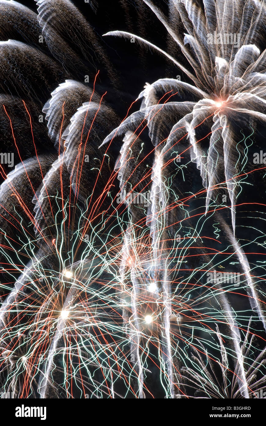 Cromer Carnival fireworks Stock Photo - Alamy