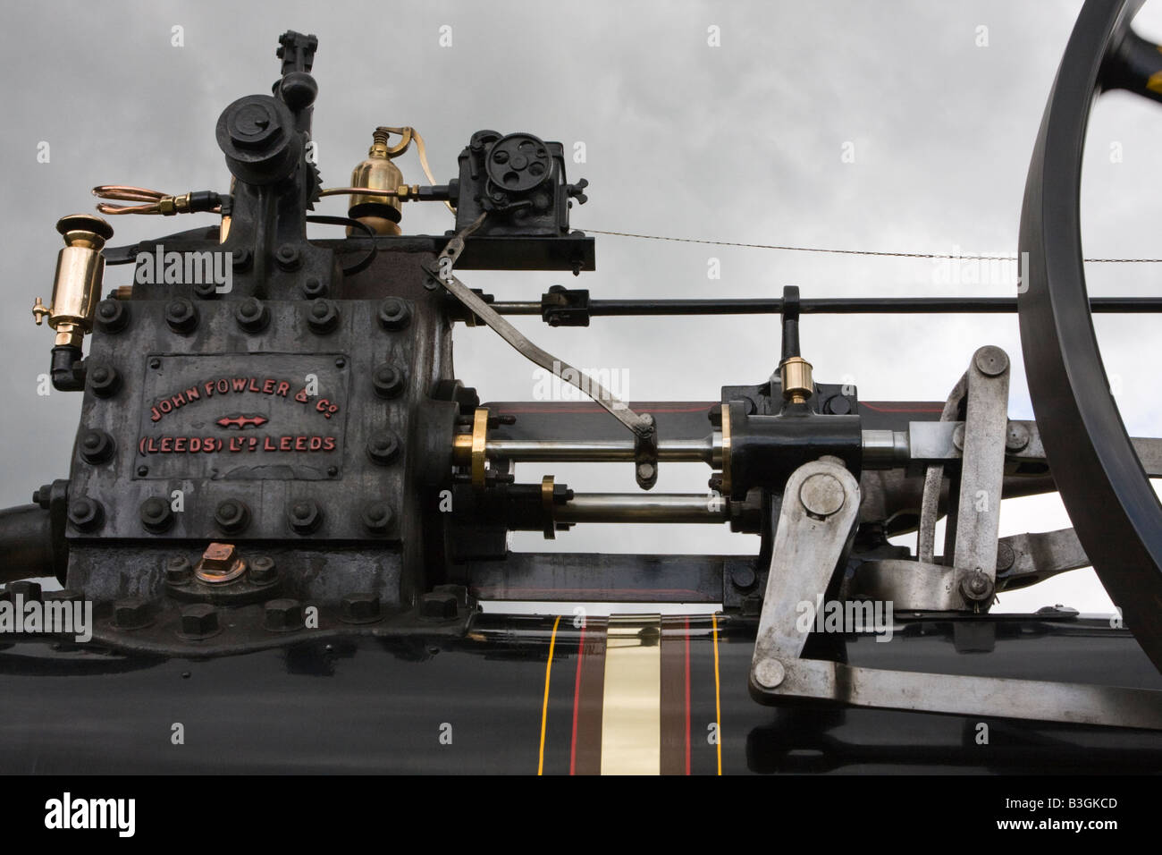 Brass steam engine valves hi-res stock photography and images - Alamy