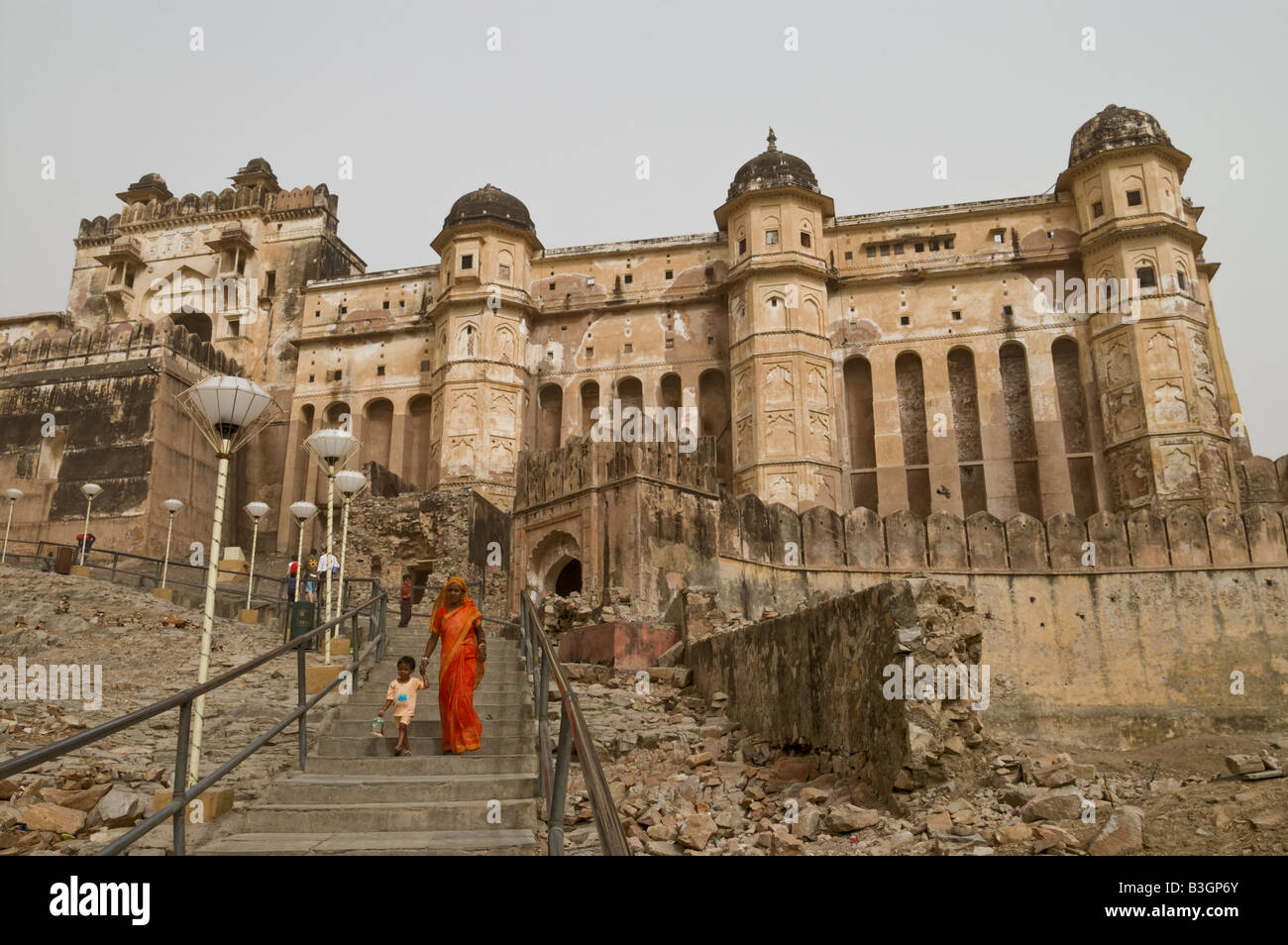 Amber Palace (Amber Fort). Rajastan, India Stock Photo - Alamy
