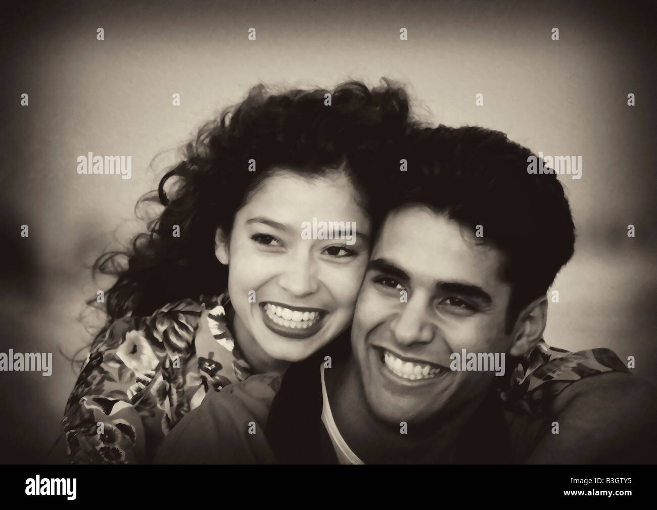 Portrait of mexican american couple hi-res stock photography and images ...