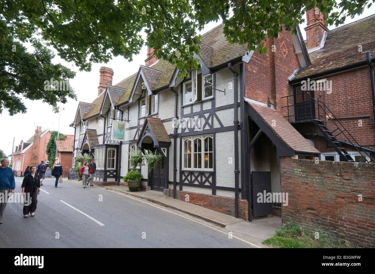 Crown & Castle Hotel, Orford, Suffolk Stock Photo - Alamy