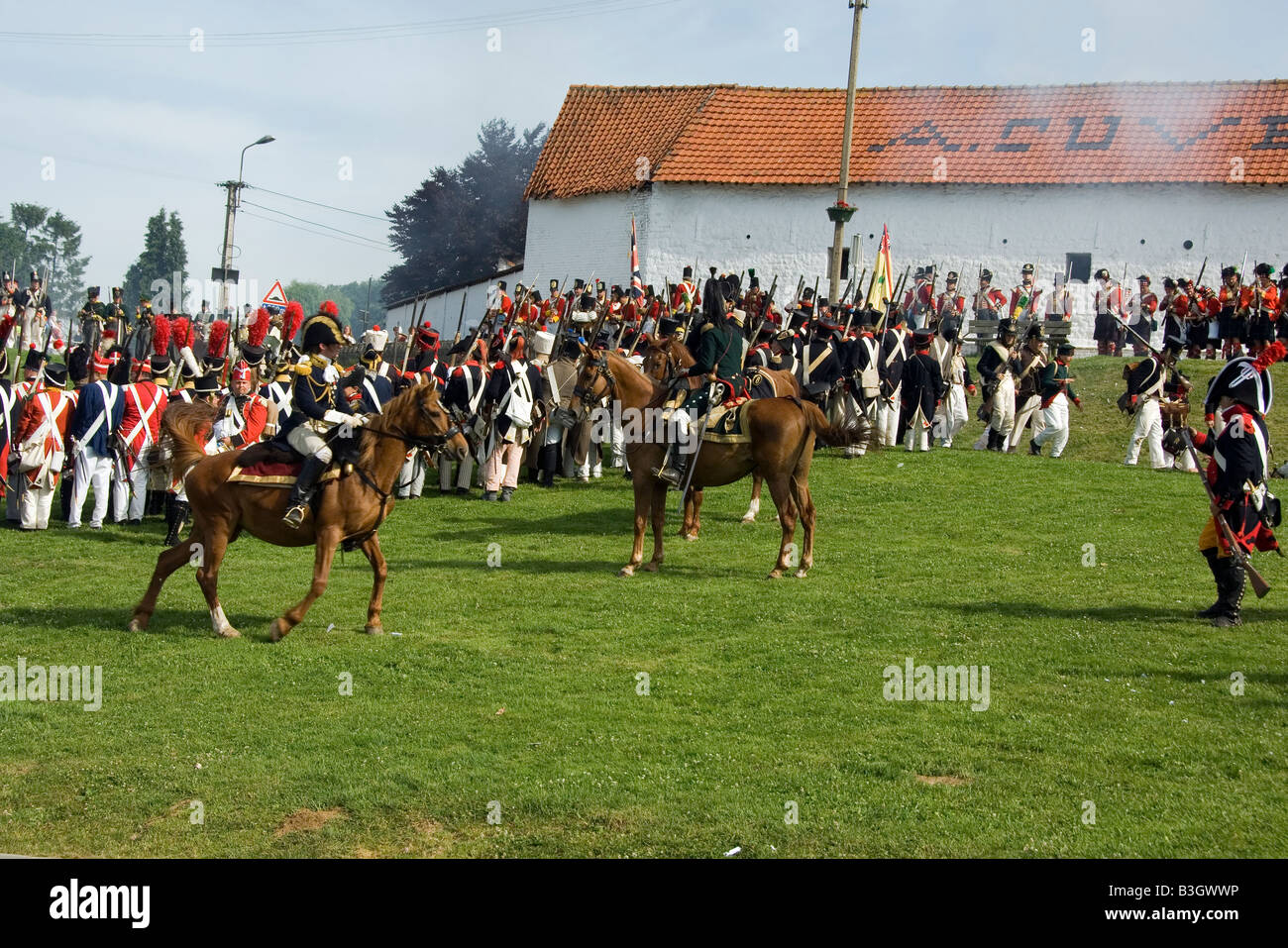Bataille de reconstitution historique hi-res stock photography and images - Alamy