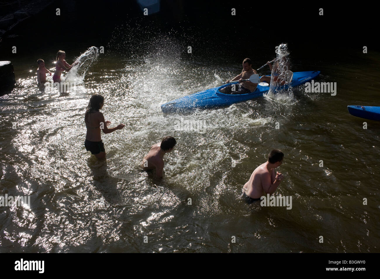 Kayak the lesse tributary hi-res stock photography and images - Alamy