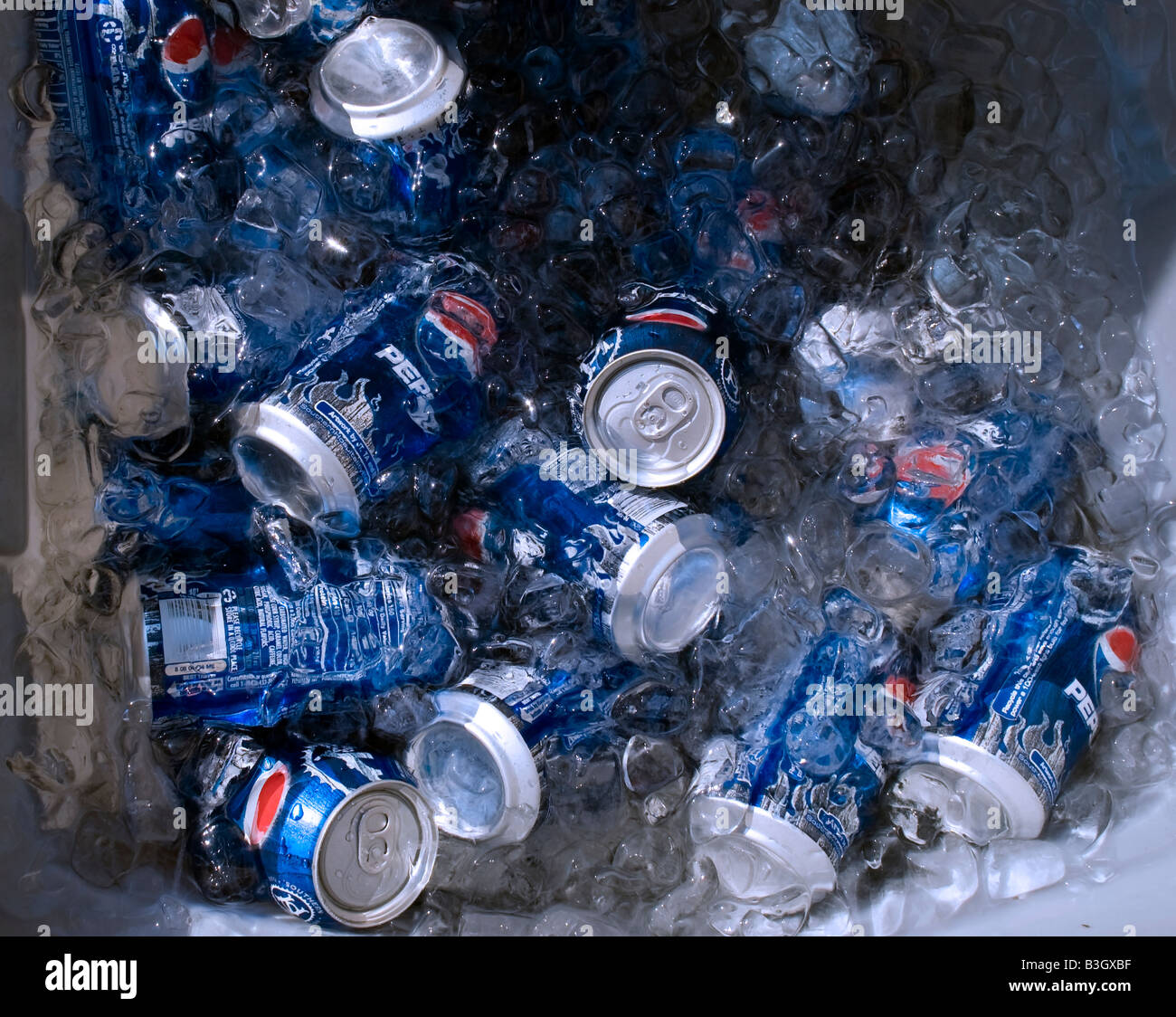 Cans of Pepsi Cola are seen on a in a container of ice Stock Photo - Alamy