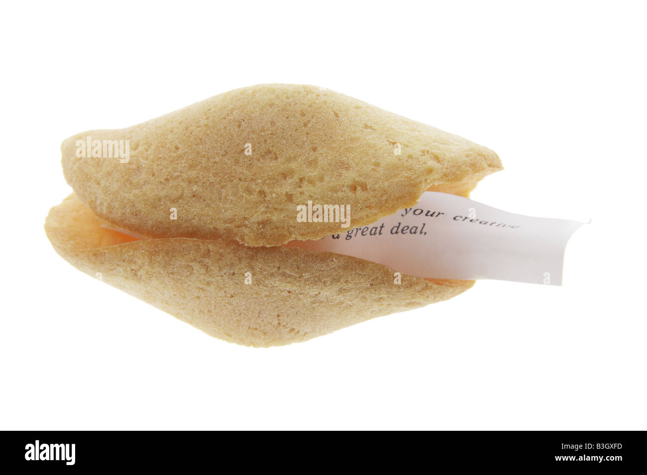 Fortune cookie biscuit Cut Out Stock Images & Pictures - Alamy