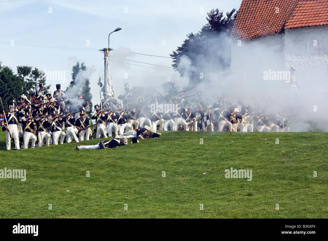 Battle of Waterloo Stock Photo - Alamy
