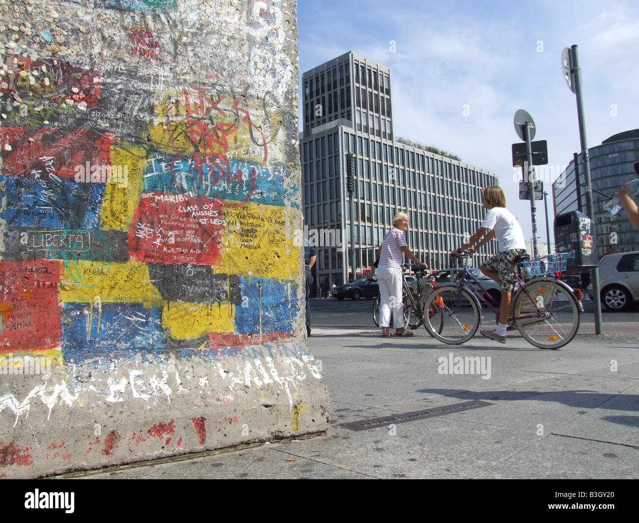 berlin wall relic at potsdamer platz, berlin Stock Photo - Alamy