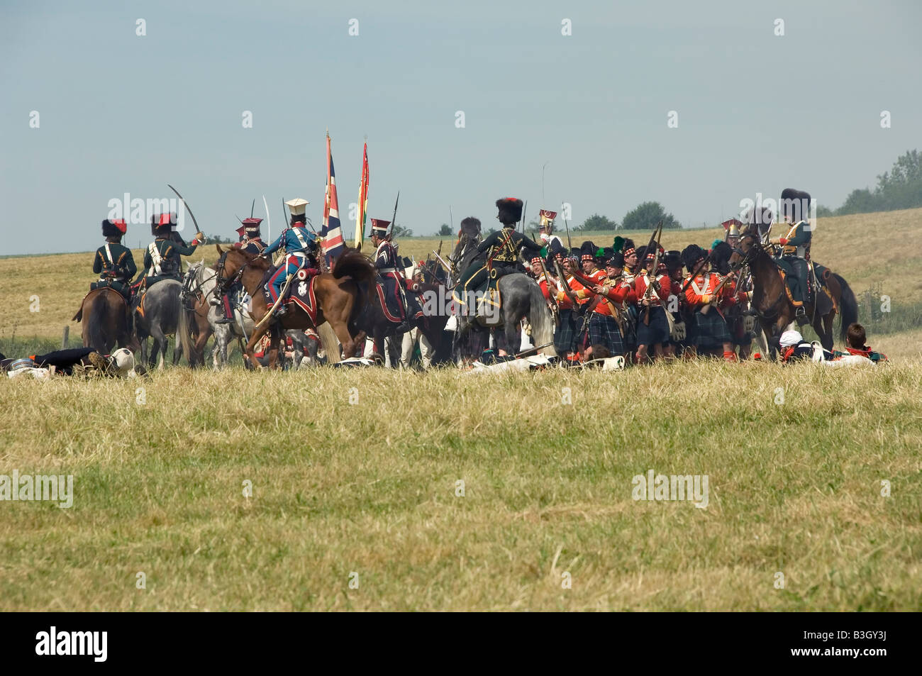 Battle of Waterloo Stock Photo - Alamy