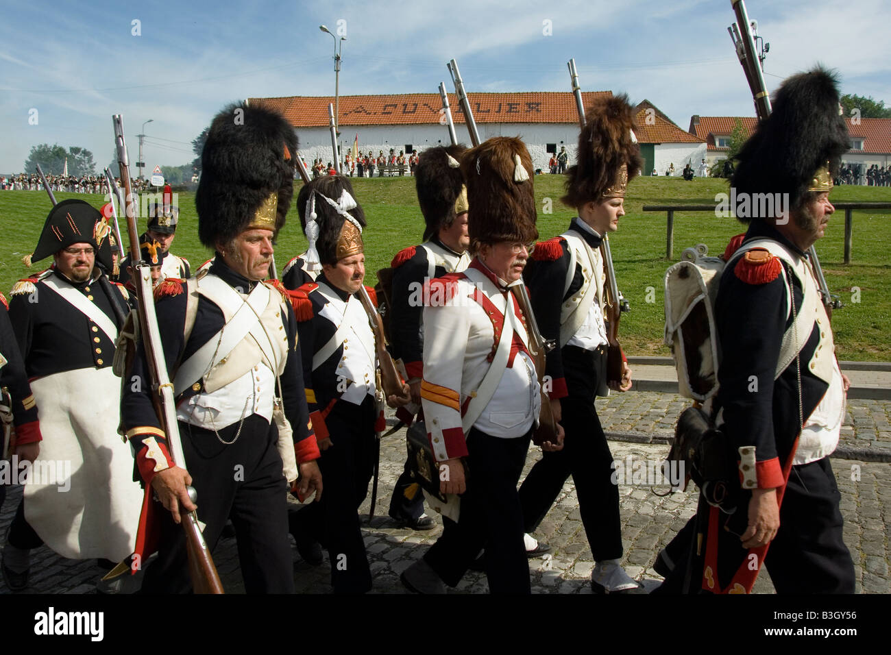 Battle of Waterloo Stock Photo - Alamy