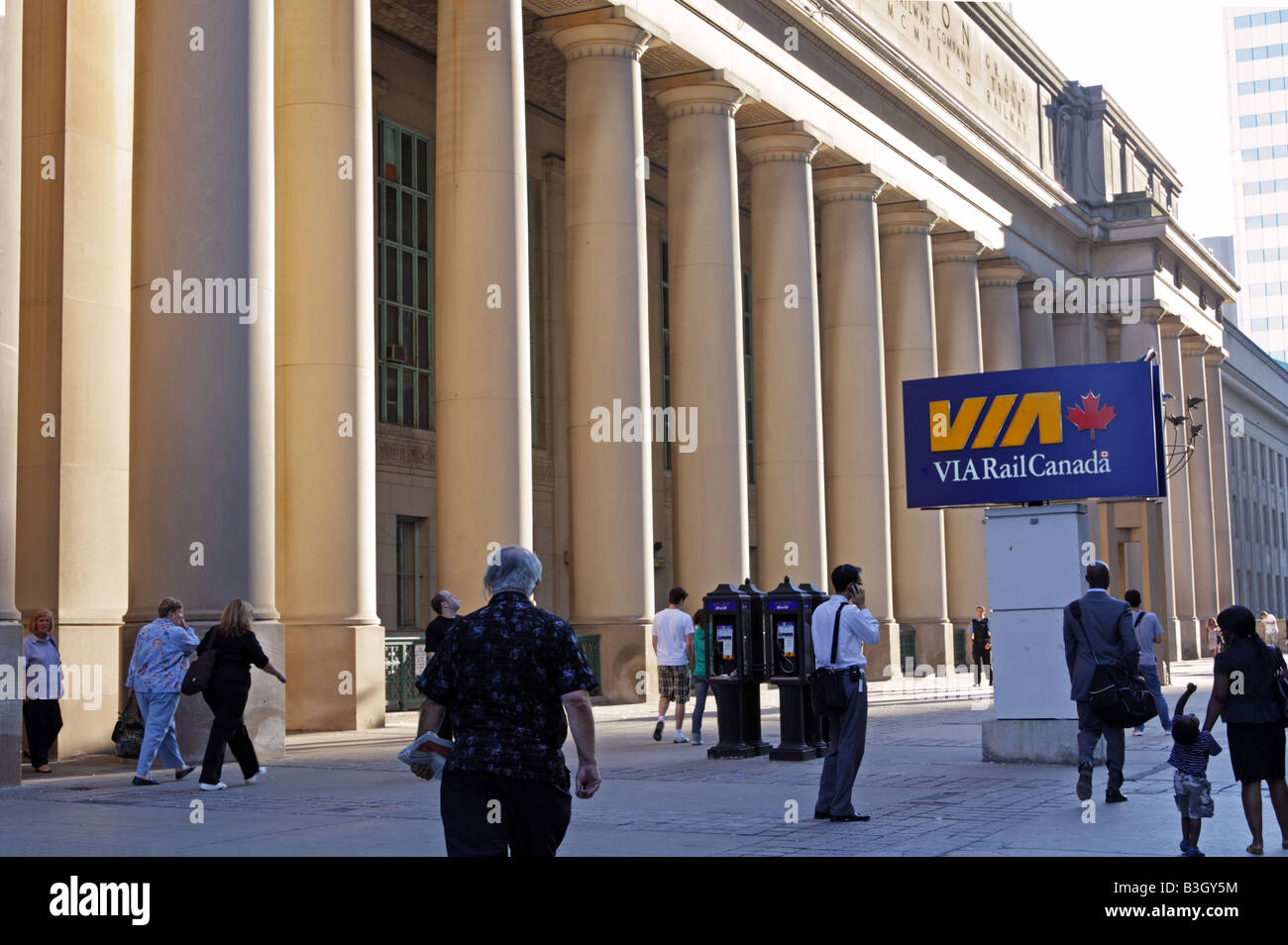 Union Station is a major transportation hub in downtown Toronto Canada ...