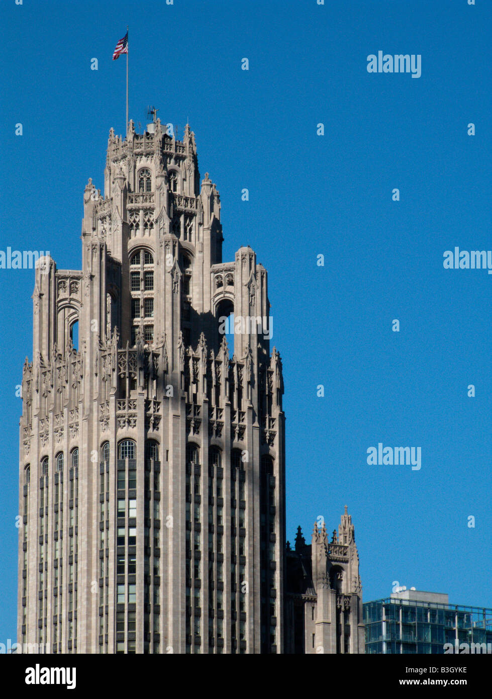Chicago Tribune Tower. The Magnificent Mile. Chicago. Illinois. USA ...