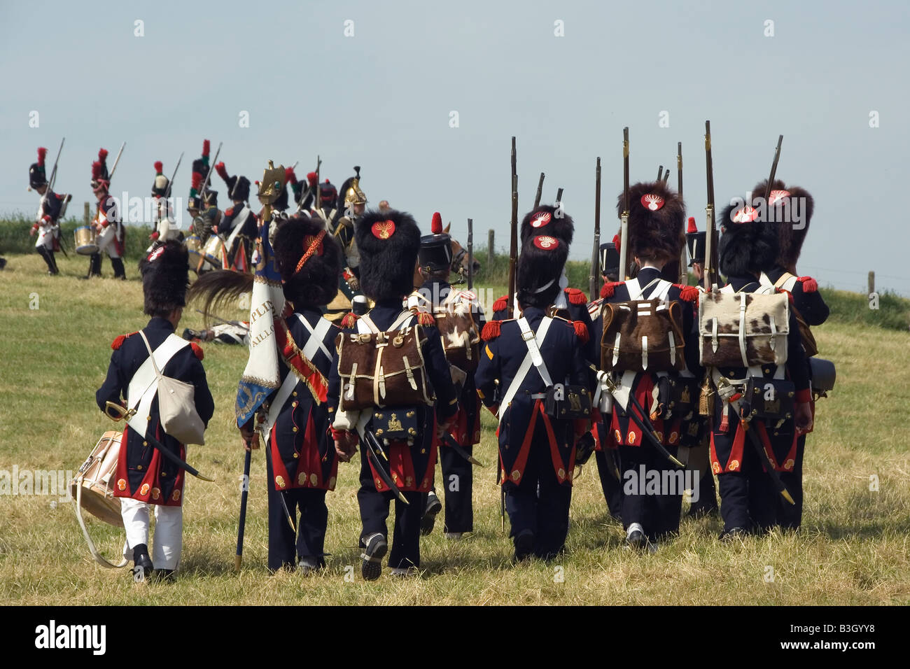 Battle of Waterloo Stock Photo - Alamy
