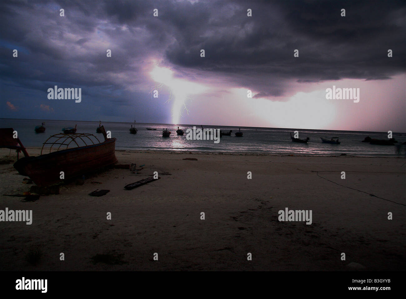 a bright lightning Stock Photo - Alamy