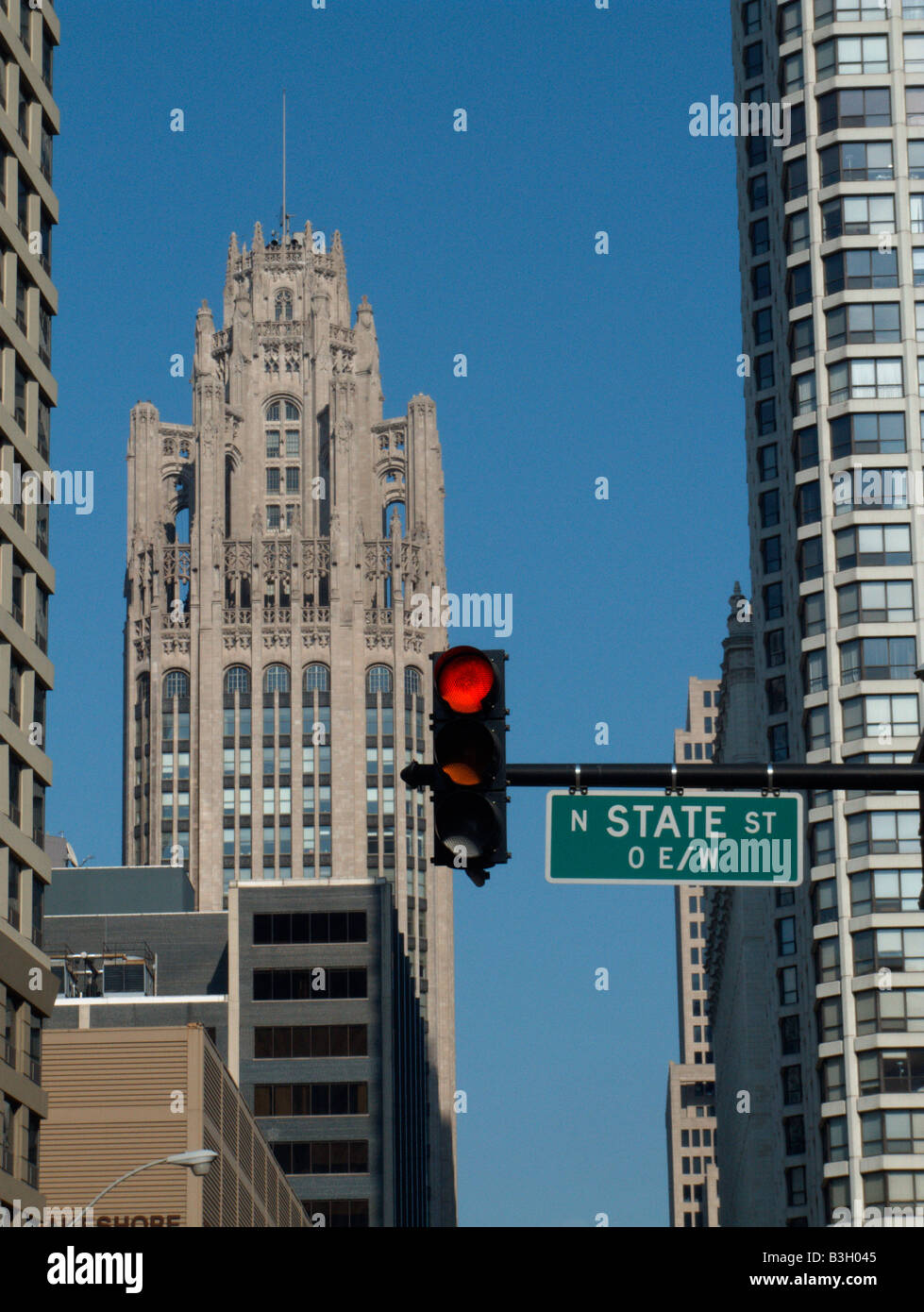 Chicago Tribune Tower. The Magnificent Mile. Chicago. Illinois. USA ...