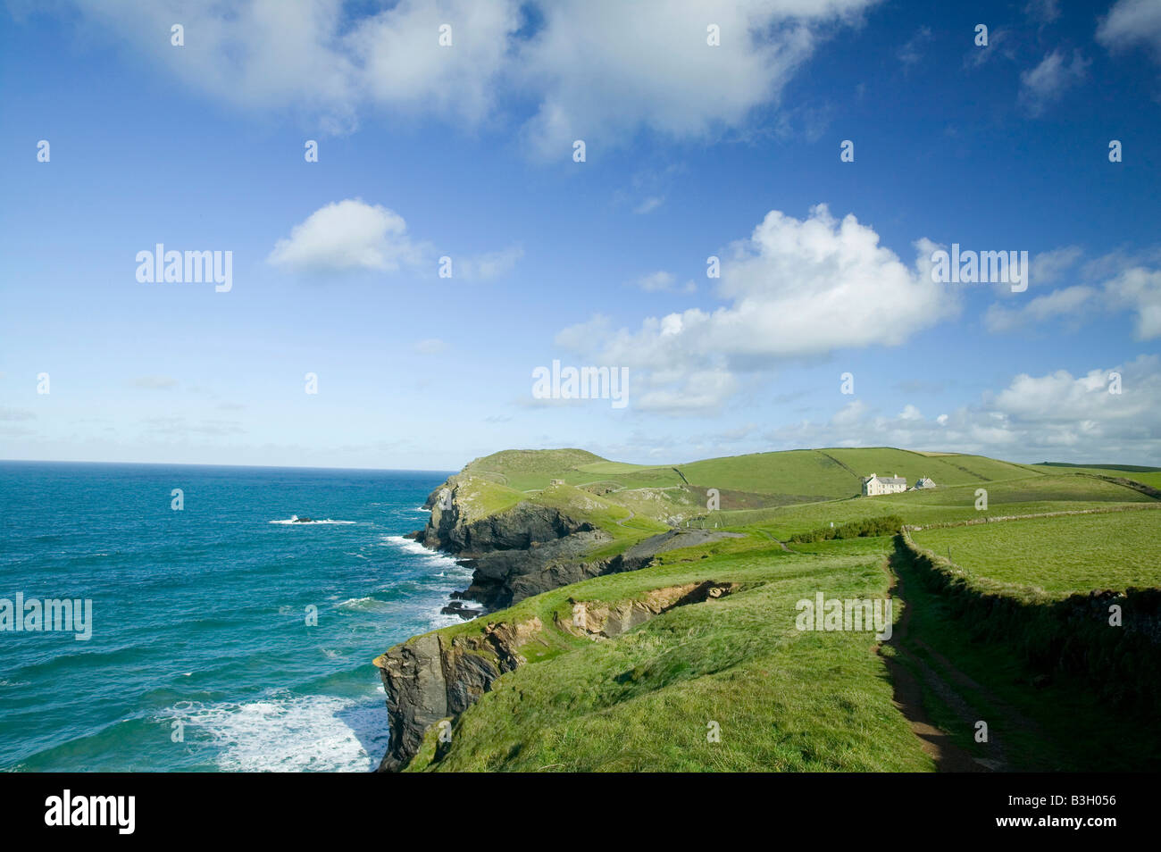 Port Quin on the Cornish coast UK Stock Photo - Alamy