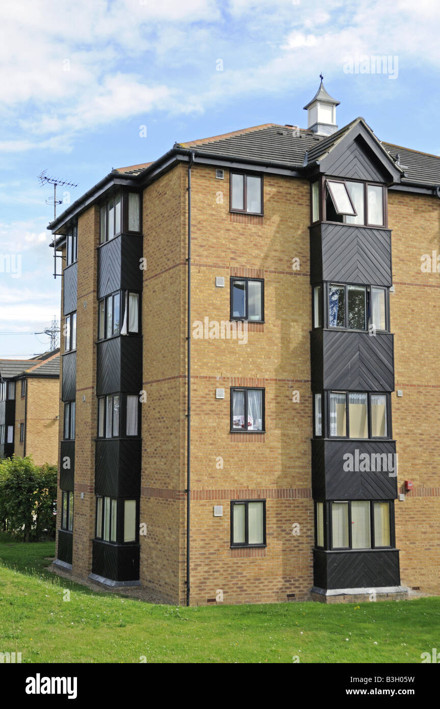 Modern Social Housing Walthamstow London England UK Stock Photo - Alamy