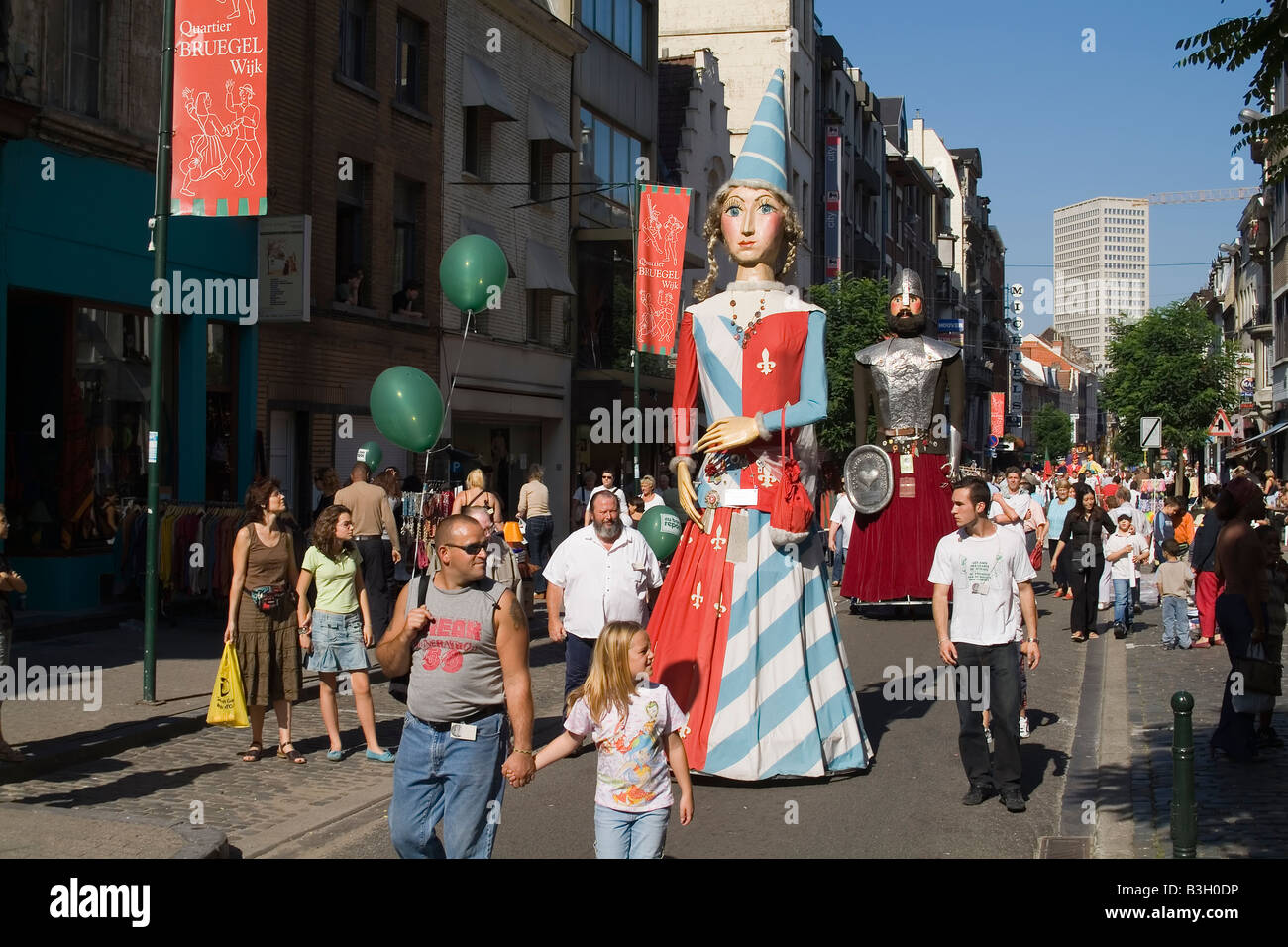 Parade of the Giants Stock Photo - Alamy