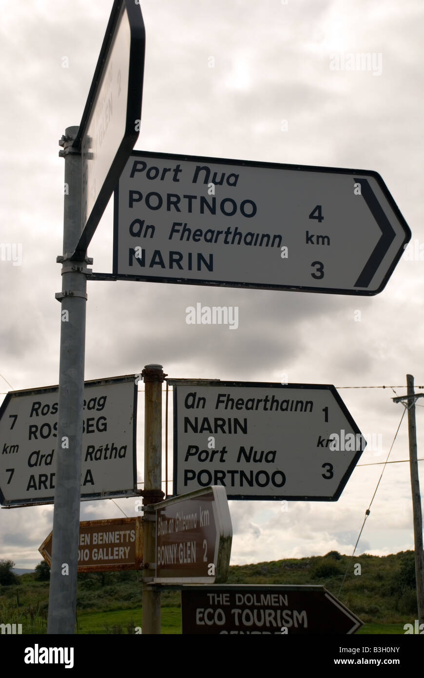 Conflicting road sign hi-res stock photography and images - Alamy
