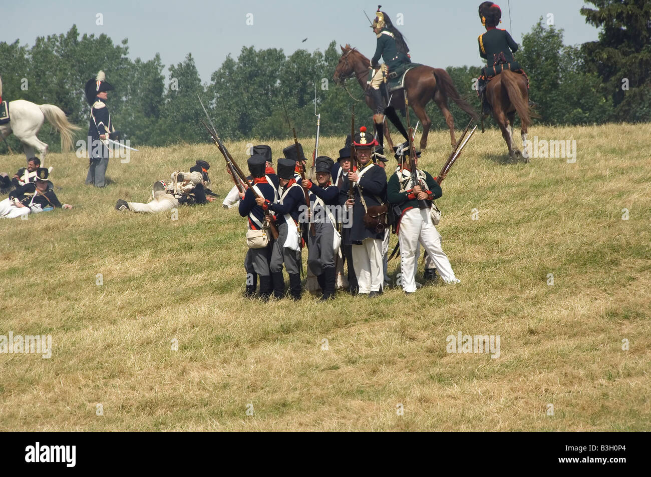 Battle of Waterloo Stock Photo - Alamy