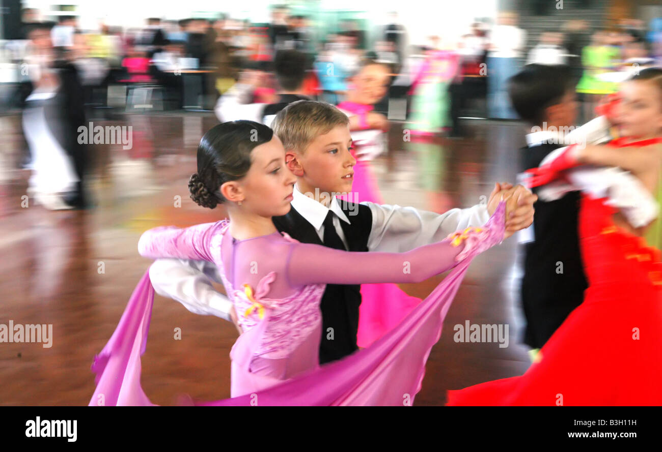 a pair dances Stock Photo - Alamy