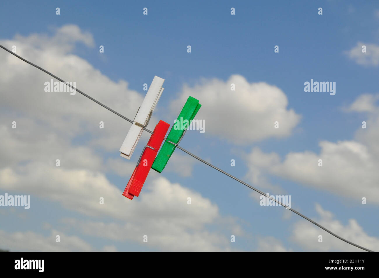 Three pegs hi-res stock photography and images - Alamy