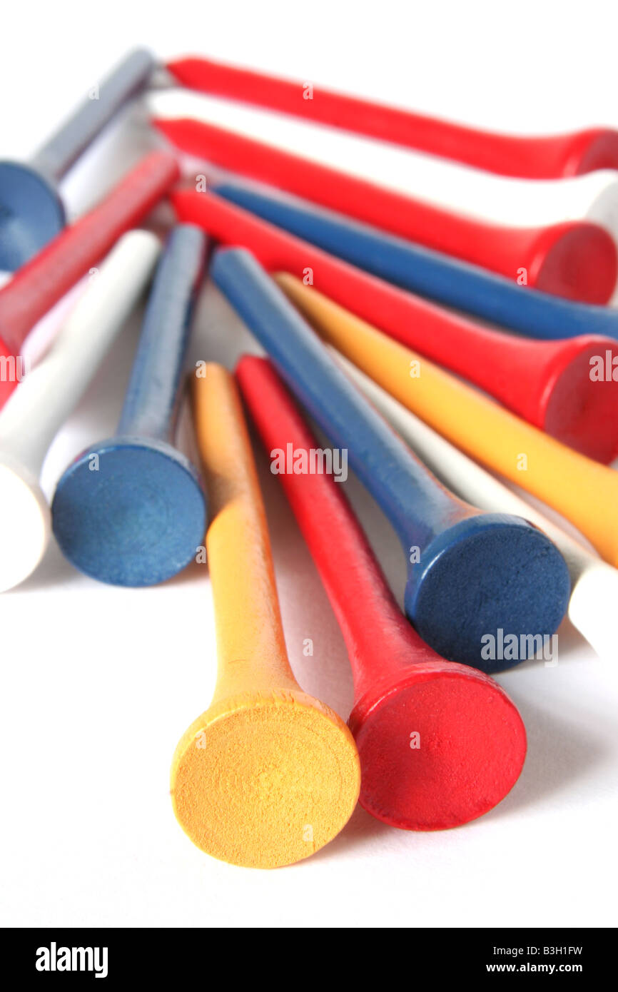 Pile of golf tees hi-res stock photography and images - Alamy