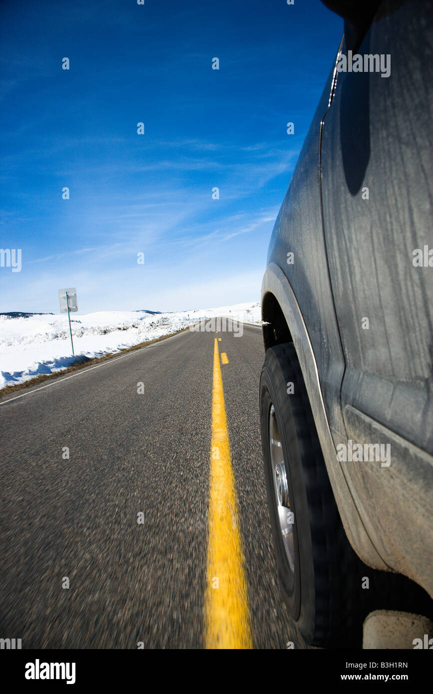 Driving down highway on scenic hi-res stock photography and images - Alamy