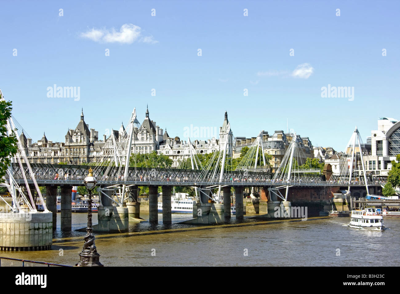 Hungerford Bridge, London Stock Photo - Alamy